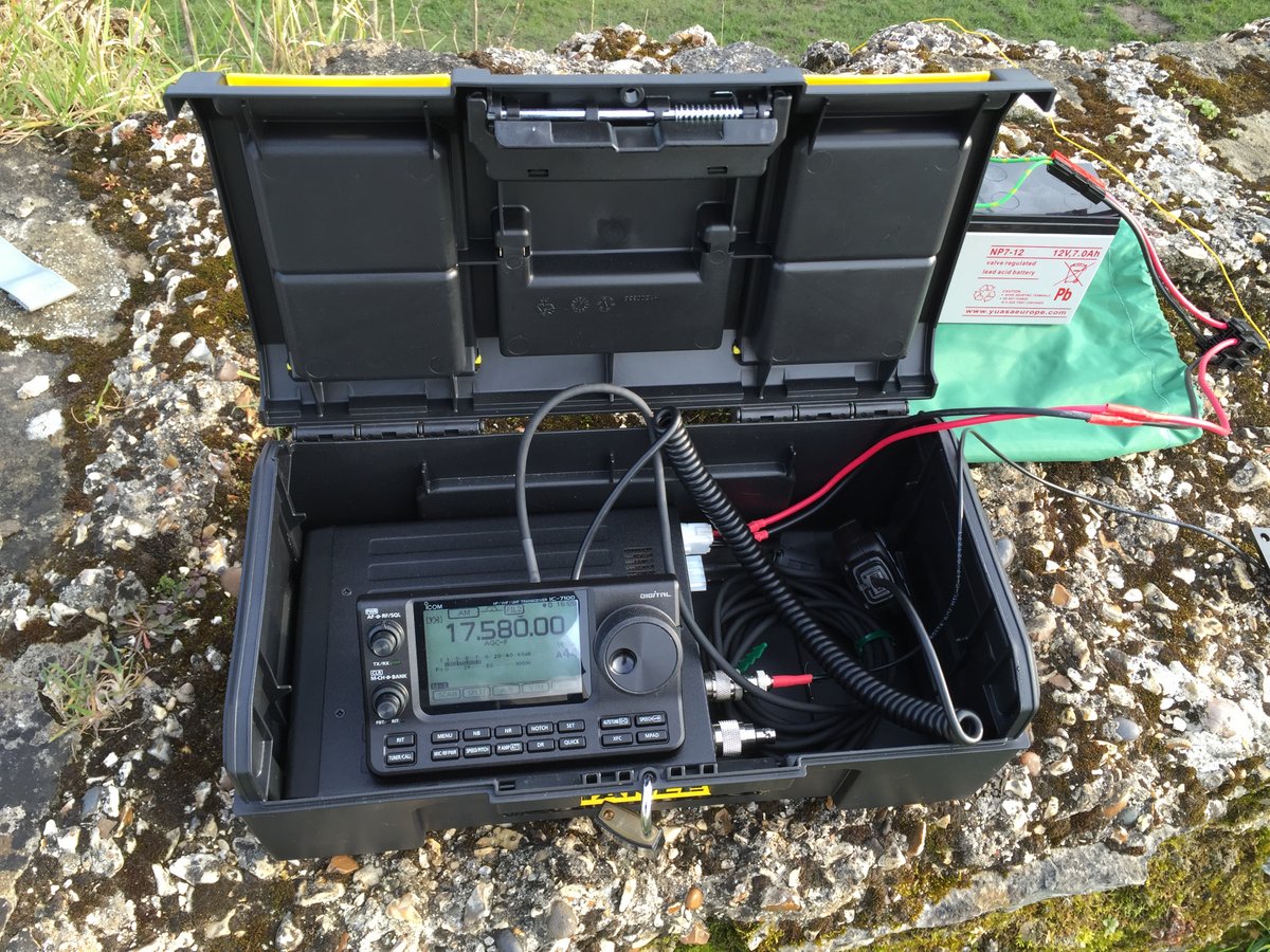 Mark s Icom IC 7100 Go Kit The SWLing Post