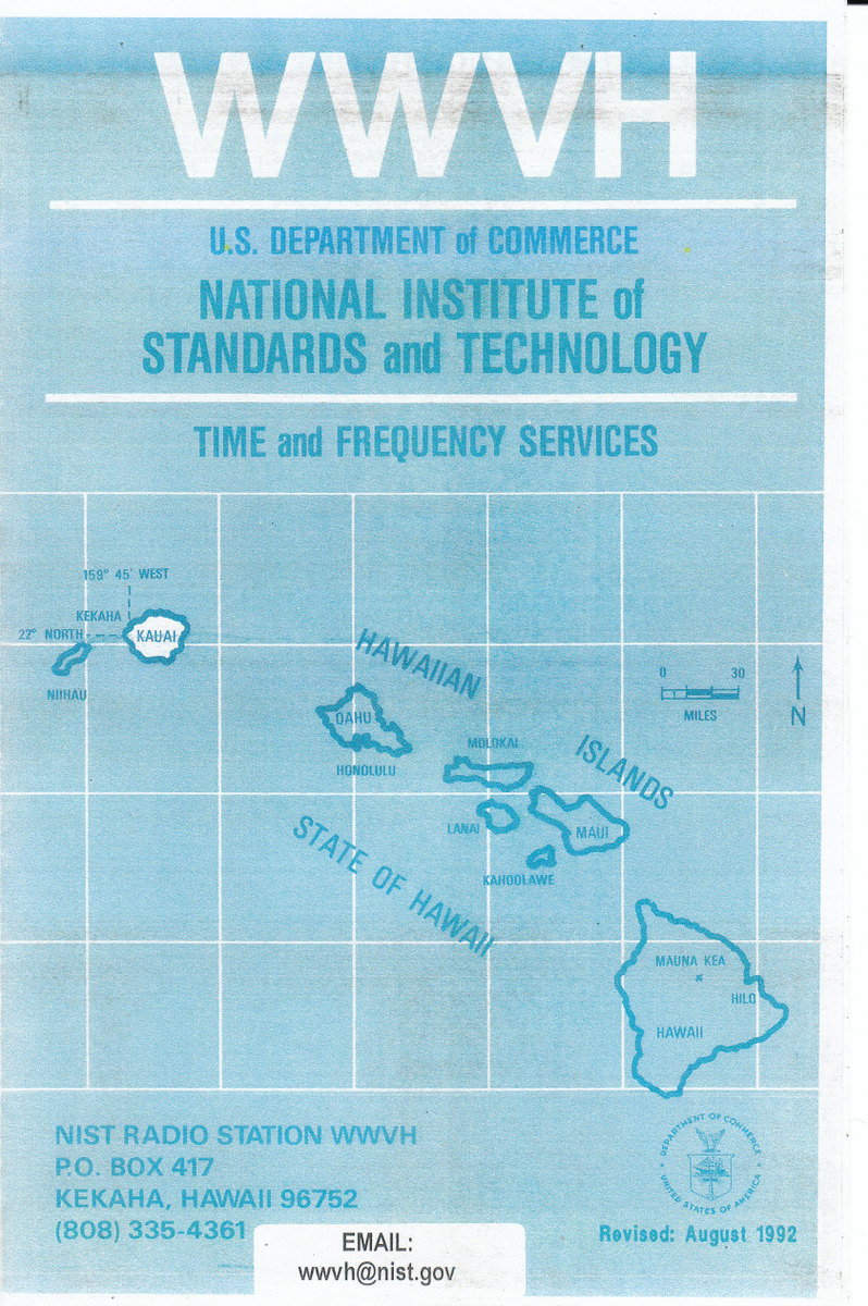 Dan’s WWVH QSL cards | The SWLing Post