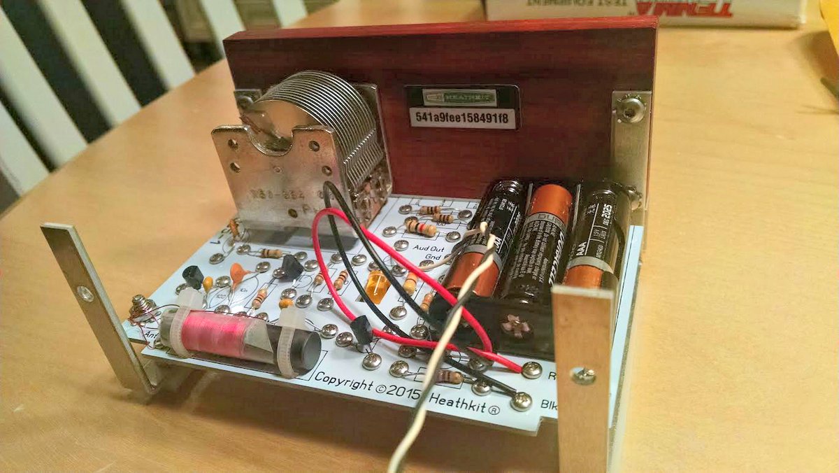Heathkit Explorer Jr TRF AM radio receiver kit | The SWLing Post