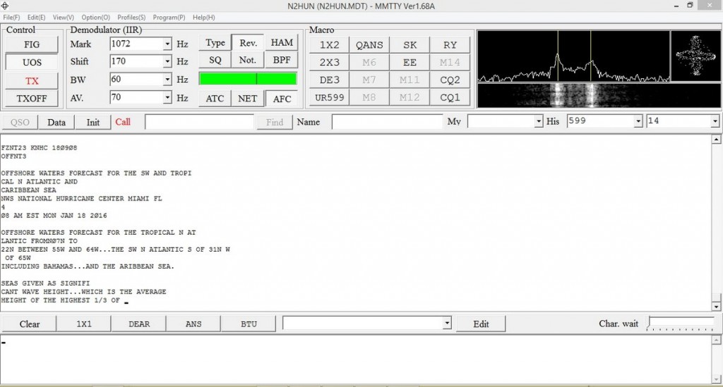 How to decode maritime broadcasts in RTTY, Sitor B, and NAVTEX | The ...