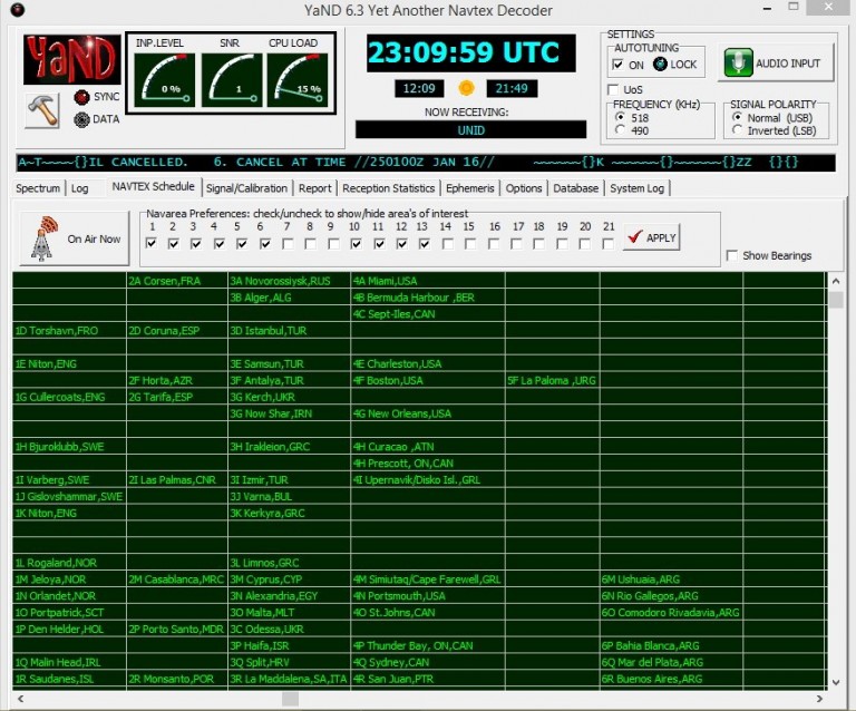 How to decode maritime broadcasts in RTTY, Sitor B, and NAVTEX | The ...