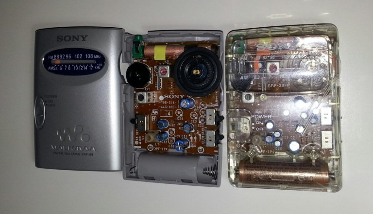 Val compares his Sony SRF-59 with the SRF-39FP | The SWLing Post