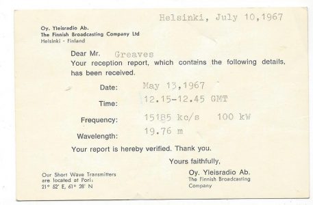 Paul’s rare and classic shortwave QSL cards | The SWLing Post