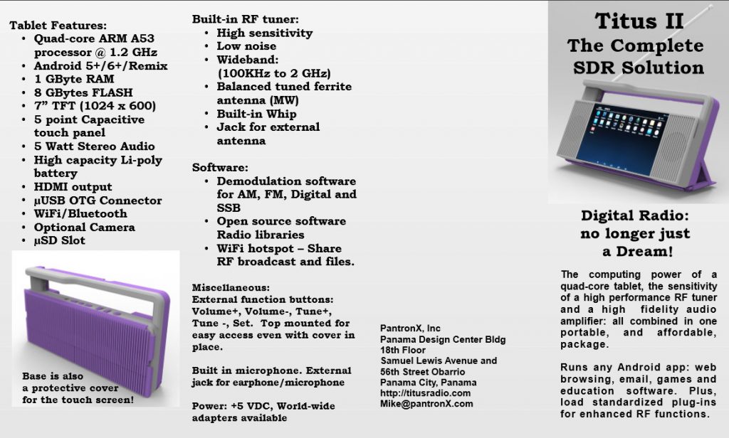 Details Emerge: The PantronX Titus II DRM Portable Receiver | The ...