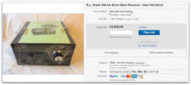 eBay find: R.L. Drake SW4A Shortwave Receiver (new old stock!) | The ...