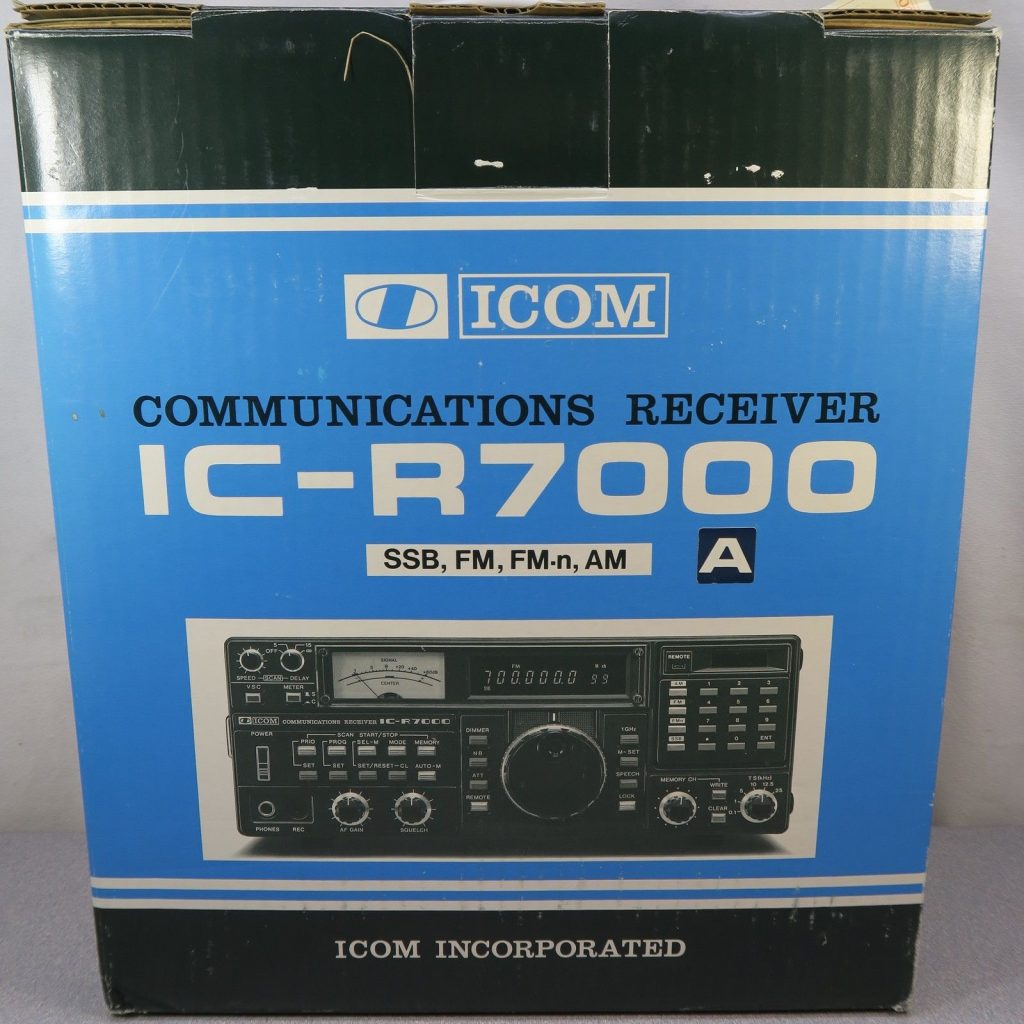New-in-the-Box ICOM IC-R71A and IC-R7000 Communications Receivers ...