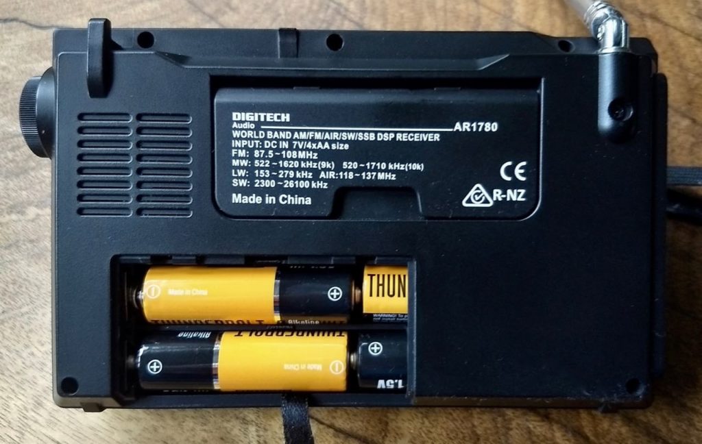 Review of the Digitech AR-1780 portable shortwave radio | The SWLing Post