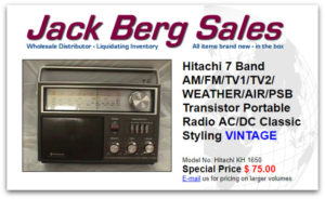 Jack Berg Sales: You too can own a brand new vintage radio! | The ...