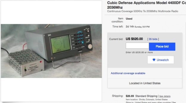 eBay Find: Cubic Defense Applications Model 4400DF | The SWLing Post