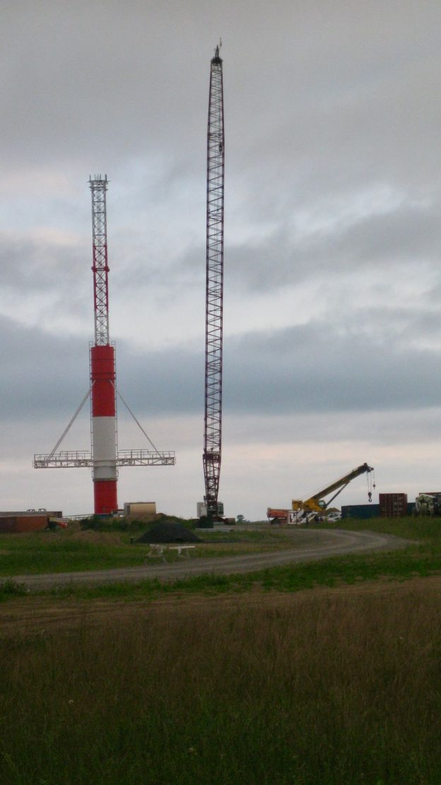 Photos of WBCQ station construction | The SWLing Post