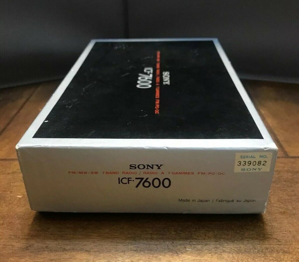 eBay: Julian spots an excellent condition Sony ICF-7600A complete with ...