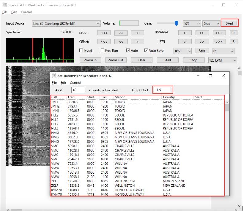 Guest Post: Decoding WEFAX using an RSP SDR and SDRuno | The SWLing Post