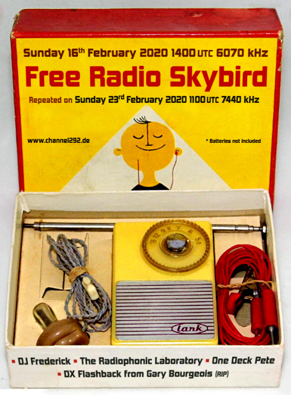 Free Radio Skybird returns February 16th and 23rd | The SWLing Post