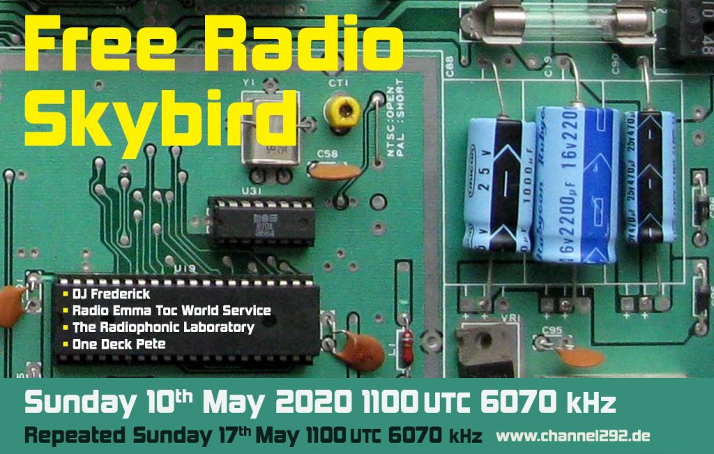 Free Radio Skybird: May 10 & 17, 2020 | The SWLing Post