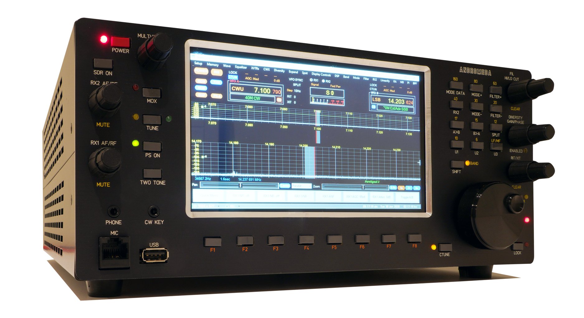 Sneak peek of the Apache Labs Andromeda 100 watt SDR transceiver | The ...