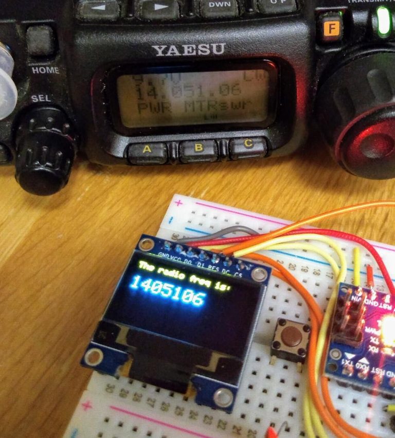 Andy builds a genius companion control display for the Yaesu FT-817 ...