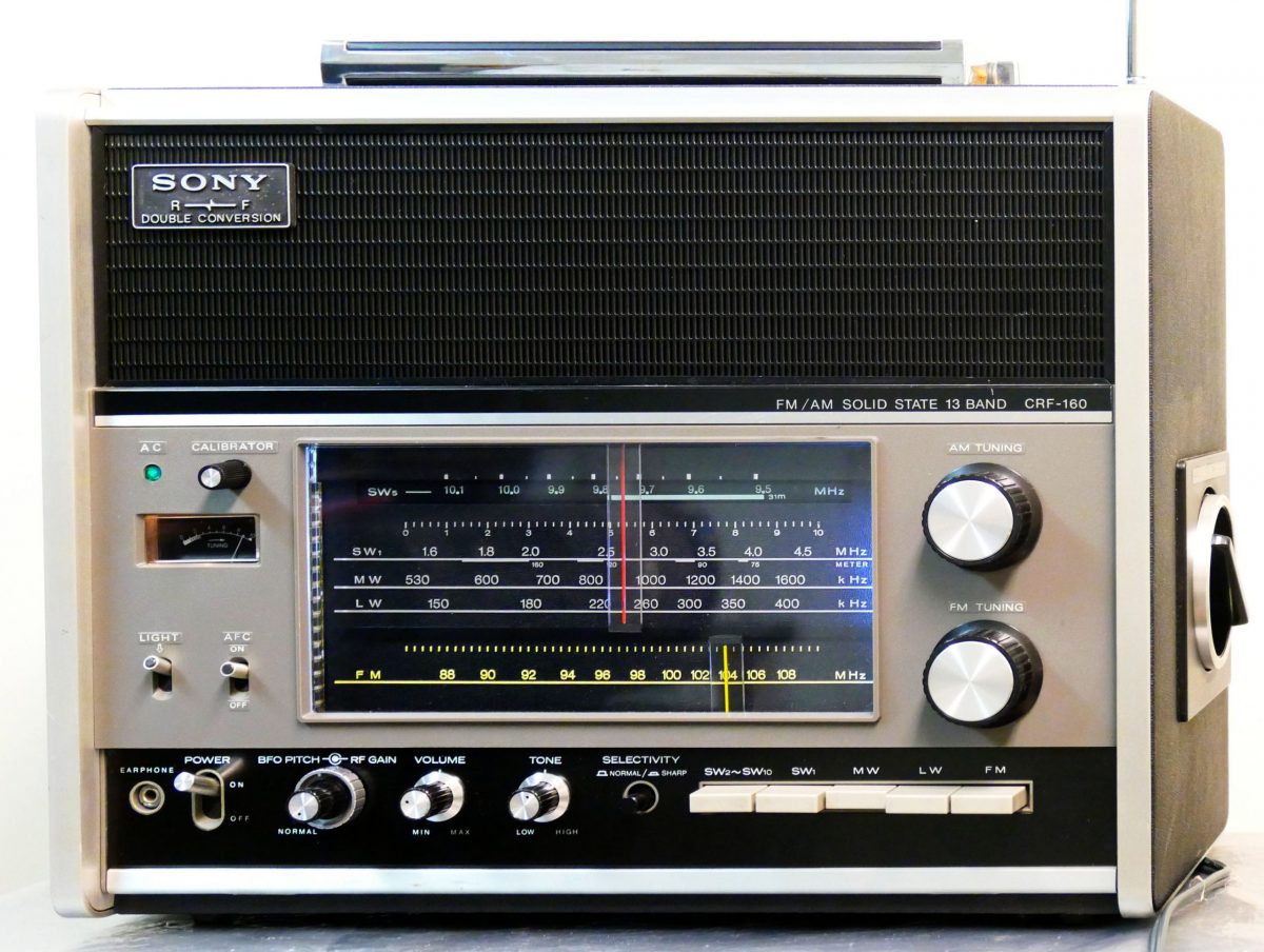 Vlado restores Mike’s vintage Sony CRF-160 | The SWLing Post