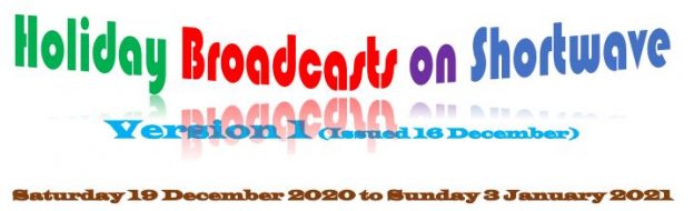 Alan Roe’s Guide to 2020 Holiday Broadcasts on Shortwave | The SWLing Post
