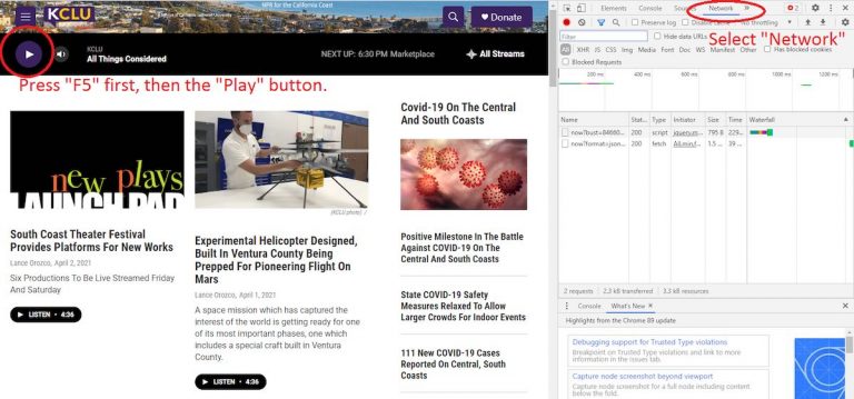Rob’s tips for uncovering radio station stream URLs | The SWLing Post