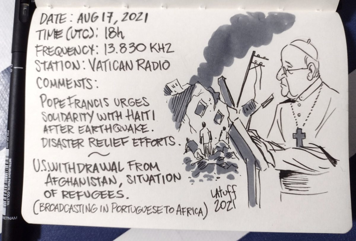 Carlos Latuff’s shortwave radio logs are a work of art | The SWLing Post