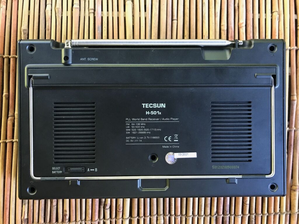 A review of the Tecsun H-501x portable shortwave radio receiver | The ...