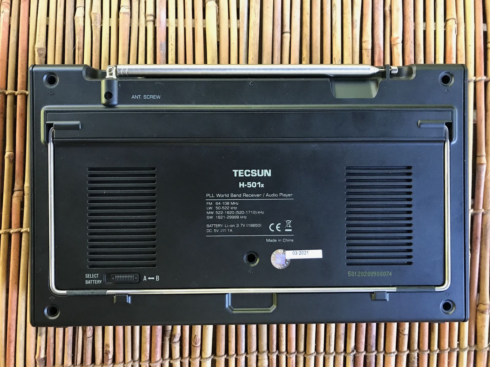 A review of the Tecsun H-501x portable shortwave radio receiver | The ...