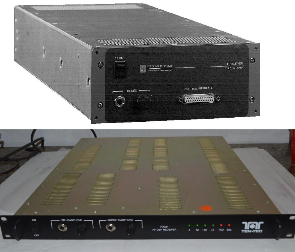 Comparing the Watkins-Johnson WJ-8711 & WJ-8712 with TEN-TEC RX-340 ...