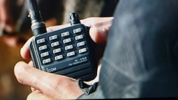 Dan spots an Icom HT in Netflix Series “Spy Ops” | The SWLing Post