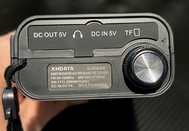 XHDATA Weather Radio D-608WB | The SWLing Post
