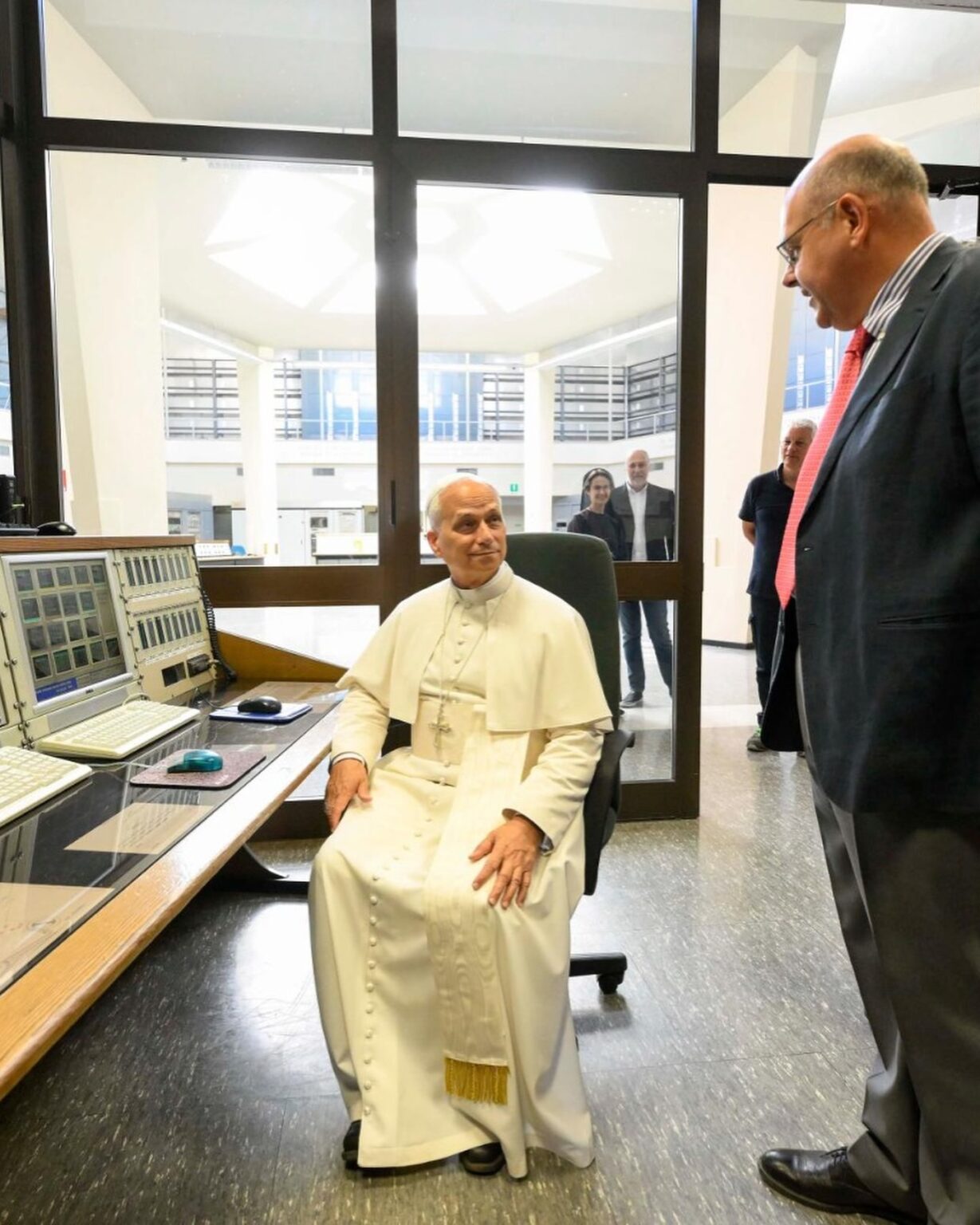 Pope Leo XIV Visits Vatican Radio’s Shortwave Center at Santa Maria di ...