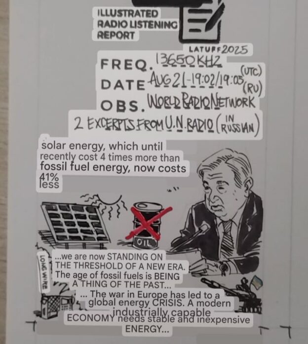 Carlos’ Illustrated Radio Listening Report and Recording of UN Radio ...