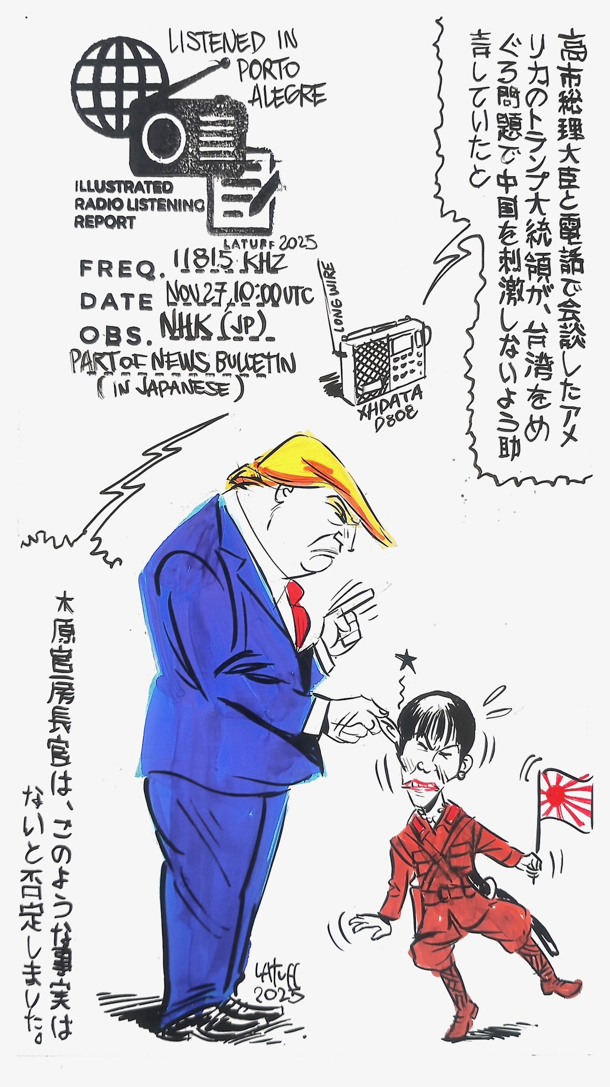 Carlos’ Illustrated Radio Listening Reports and Recordings of NHK (November 25 & 27, 2025) | The ...