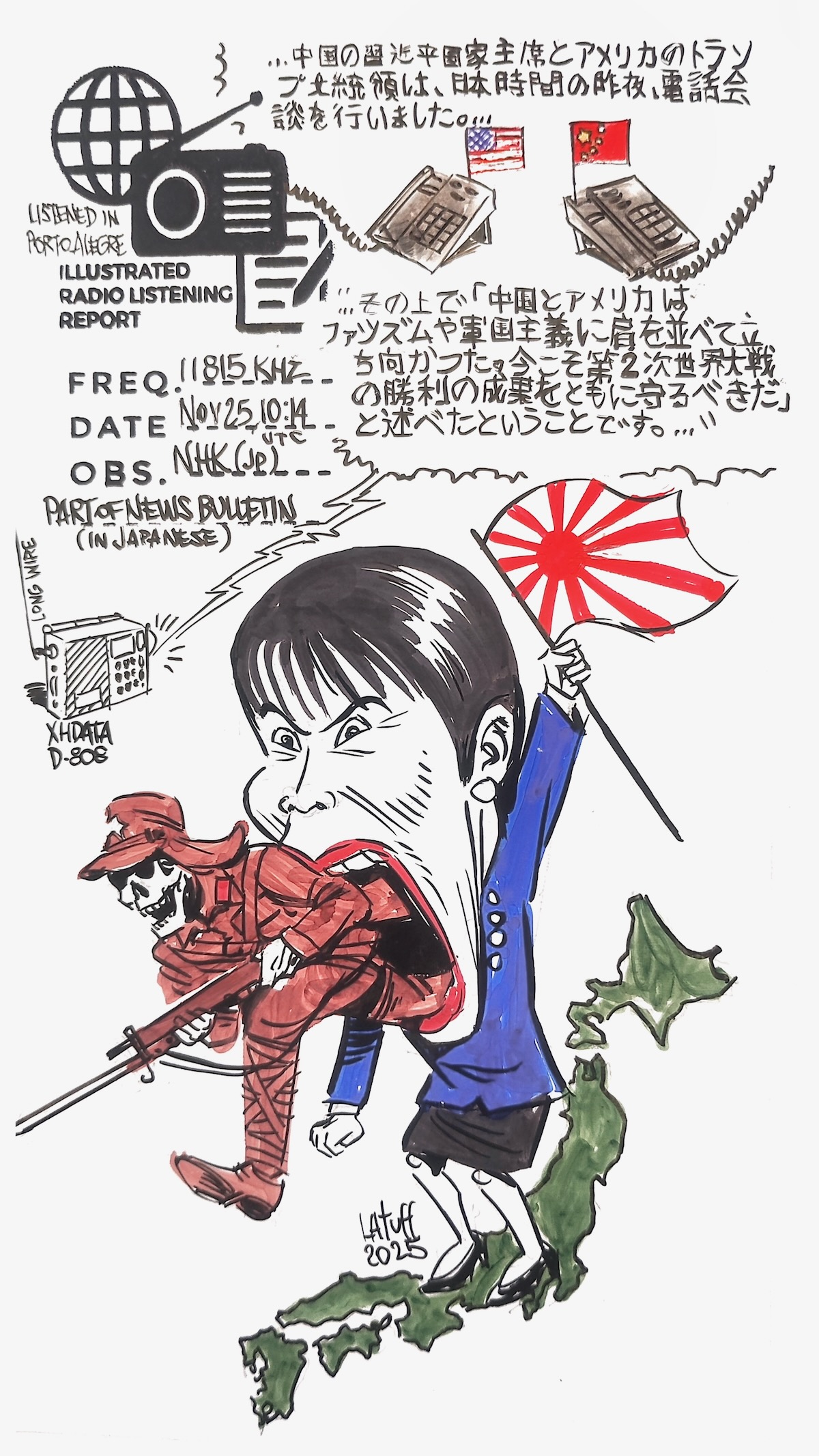 Carlos’ Illustrated Radio Listening Reports and Recordings of NHK (November 25 & 27, 2025) | The ...