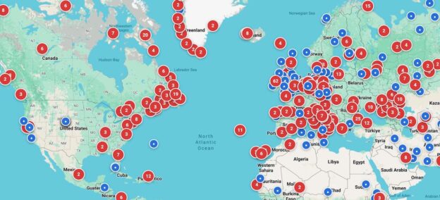 Dynamic Map of Broadcasters Currently on the Air | The SWLing Post